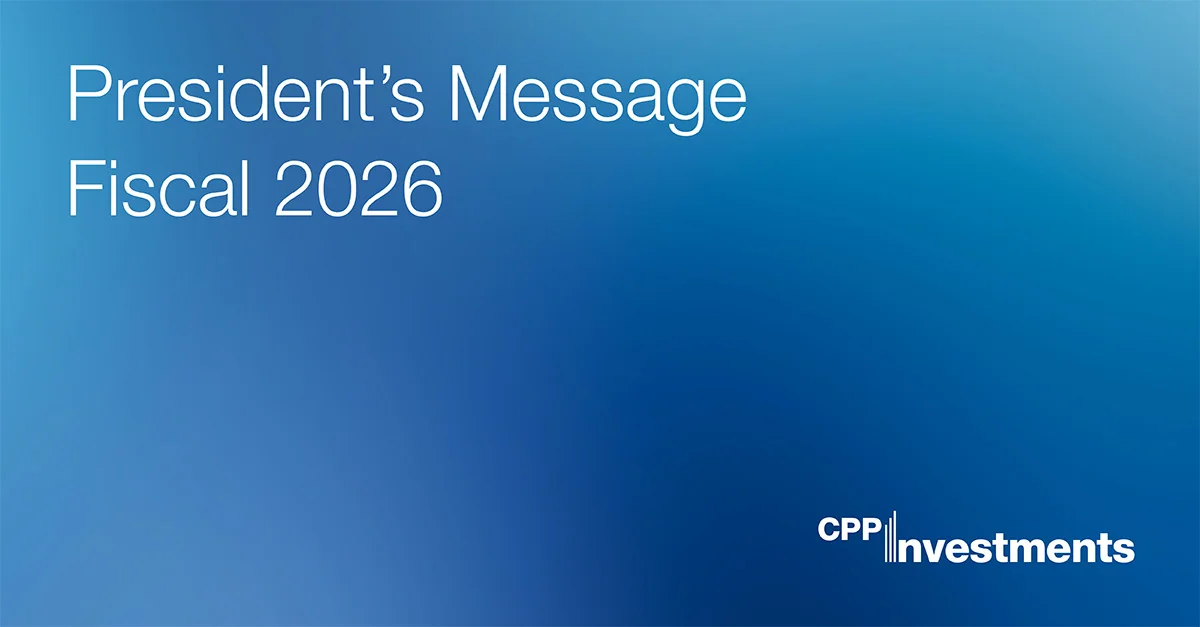 F2026 Annual Report | CPP Investments
